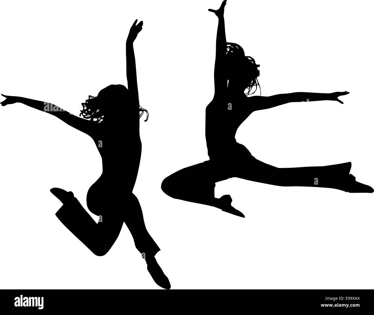 Spring jump Cut Out Stock Images & Pictures - Alamy