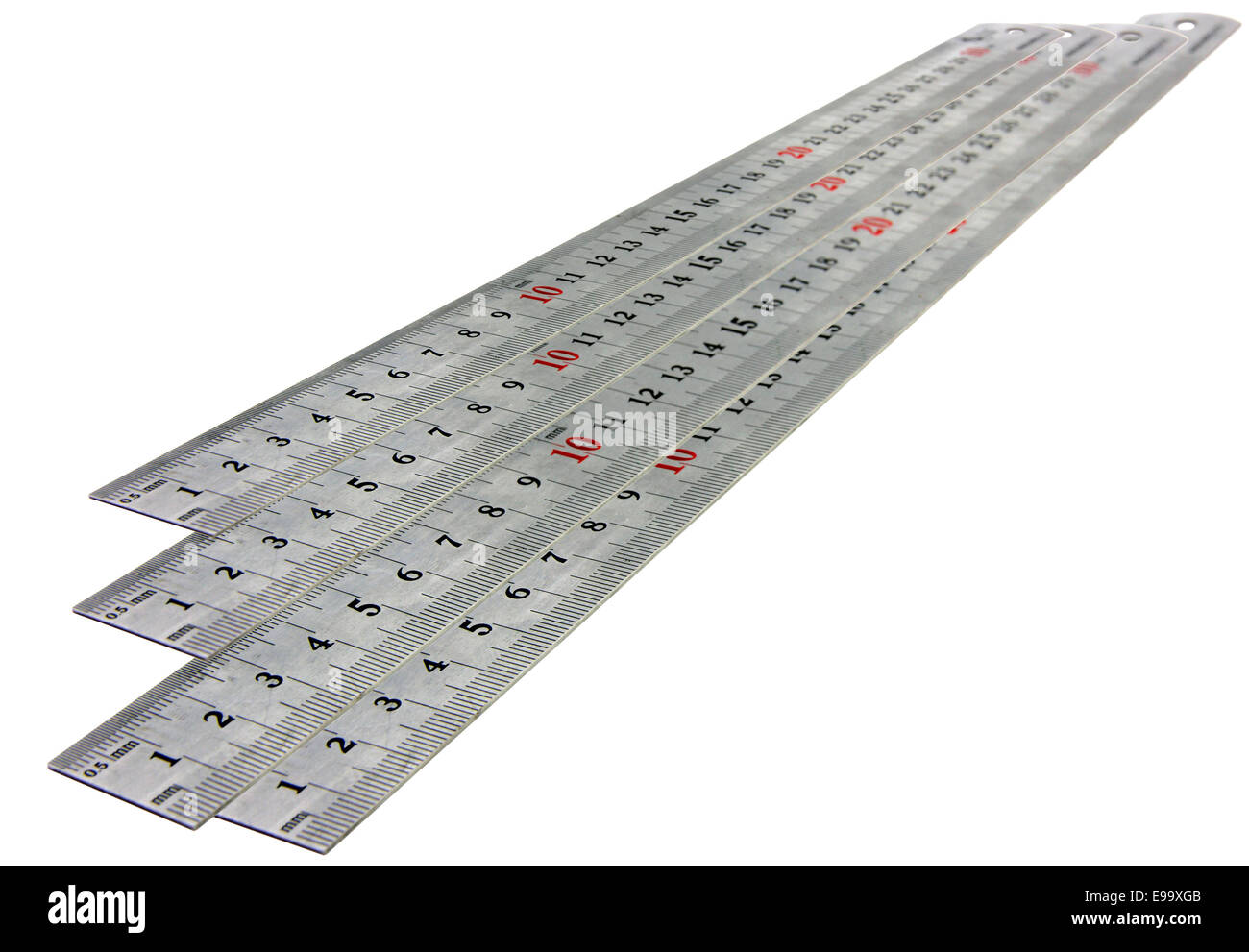 Metal ruler hi-res stock photography and images - Alamy