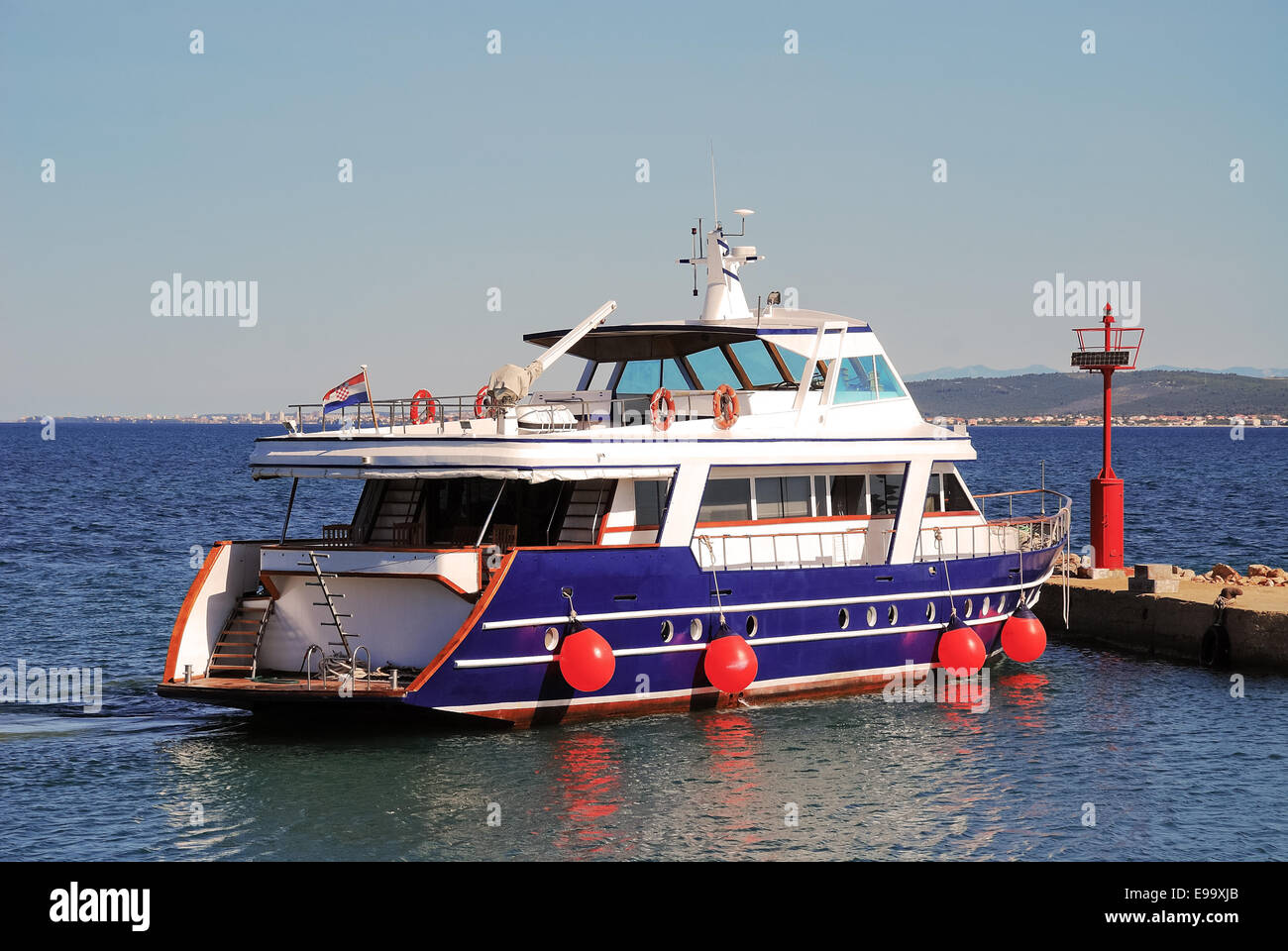 Ship at the harbour Stock Photo - Alamy
