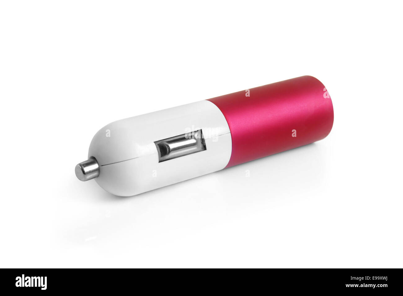 Red car charging Cut Out Stock Images & Pictures - Alamy