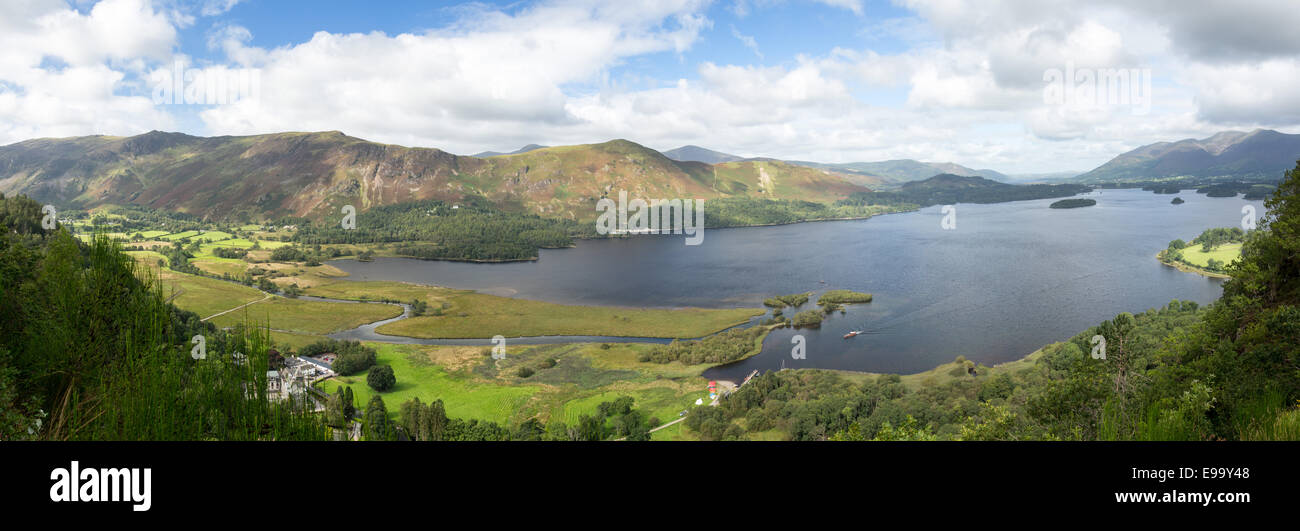 Derwent water derwentwater panoramic hi-res stock photography and ...