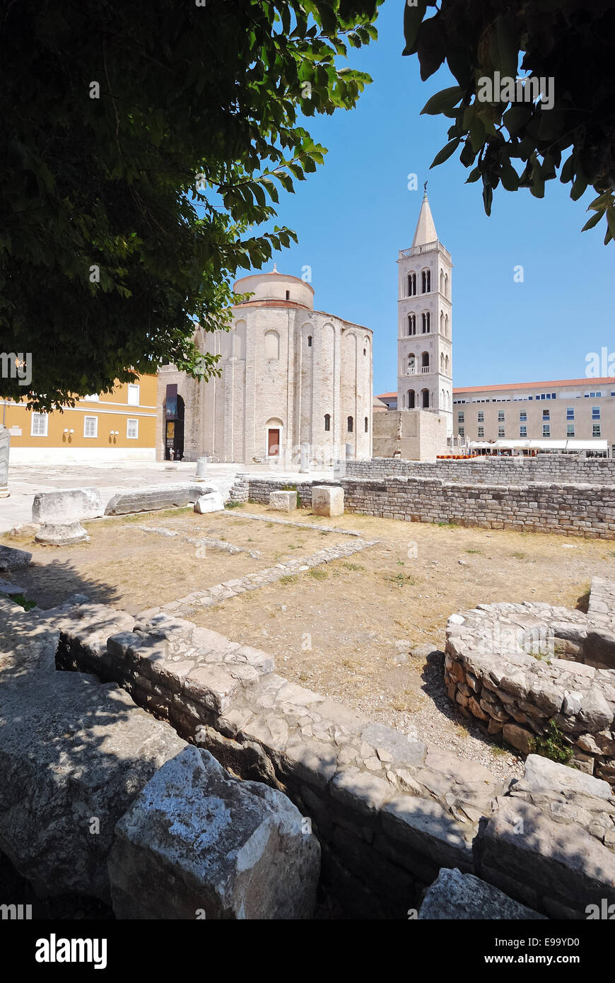 Church in the old town of Zadar Stock Photo - Alamy
