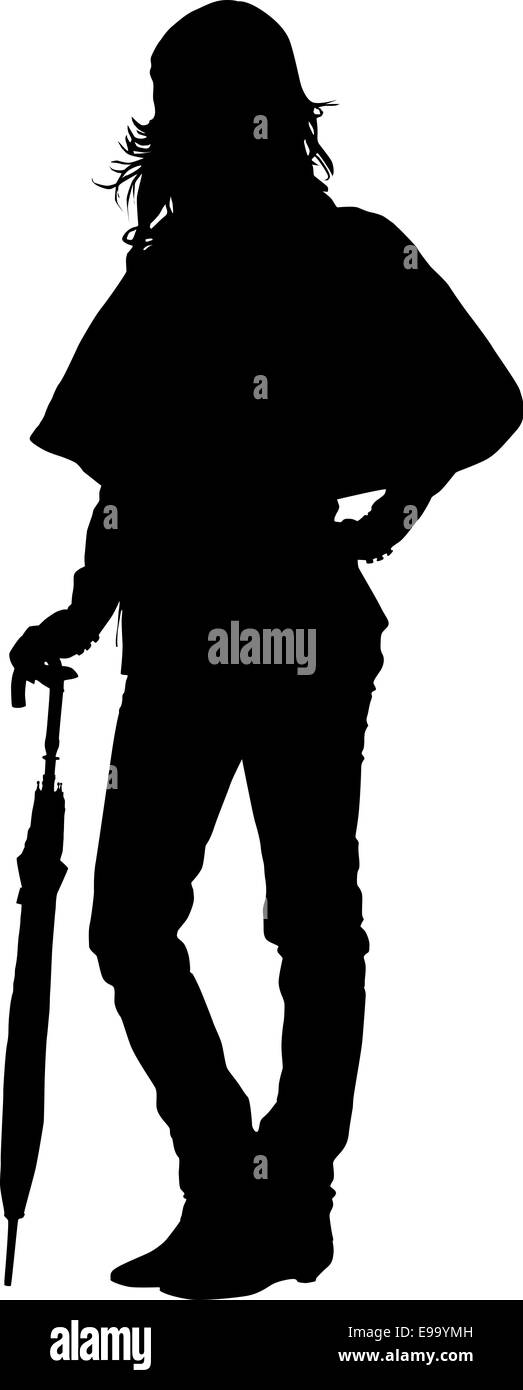Fashion model silhouette hi-res stock photography and images - Alamy