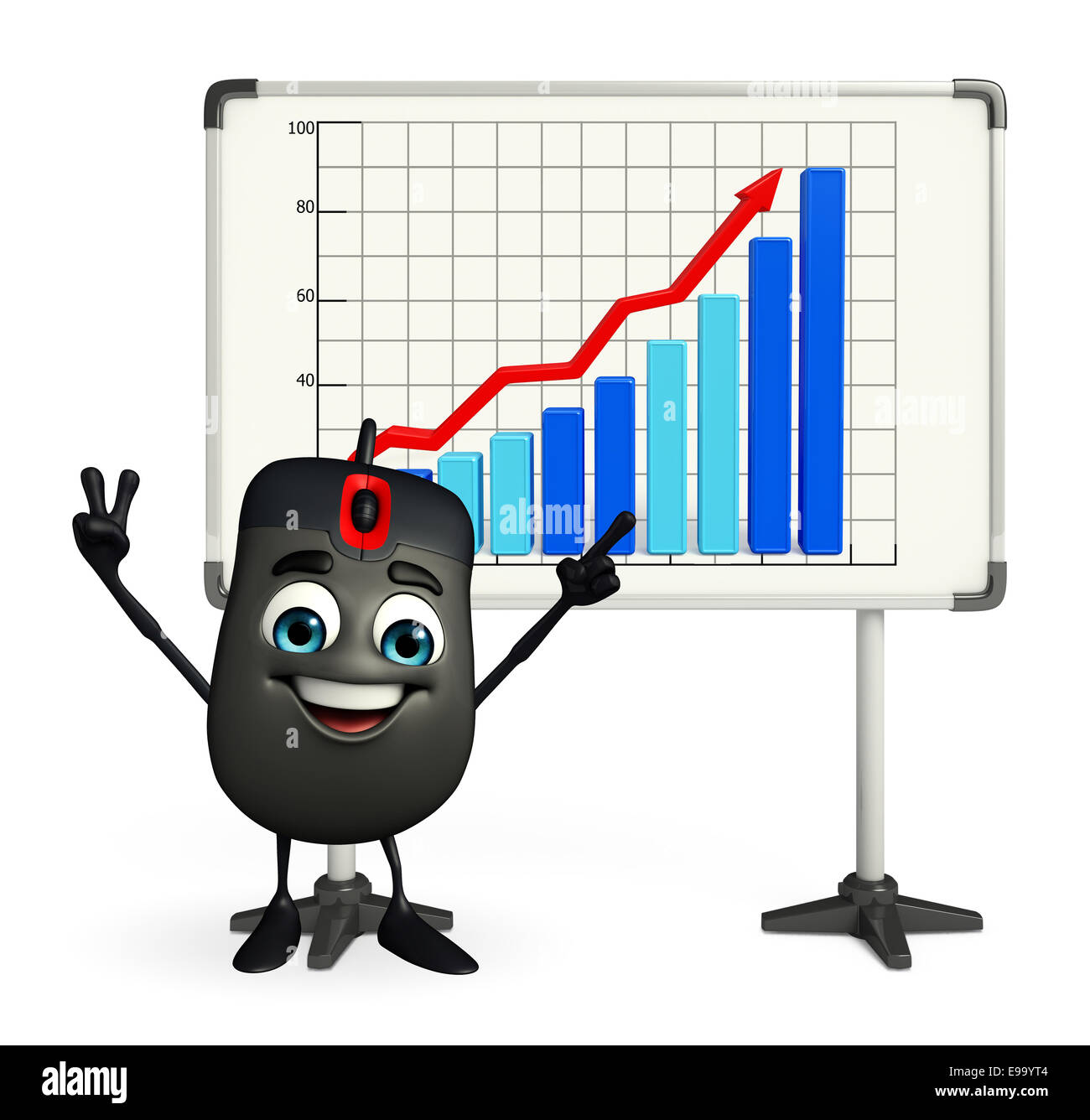 Illustration white character circular graph hi-res stock photography ...