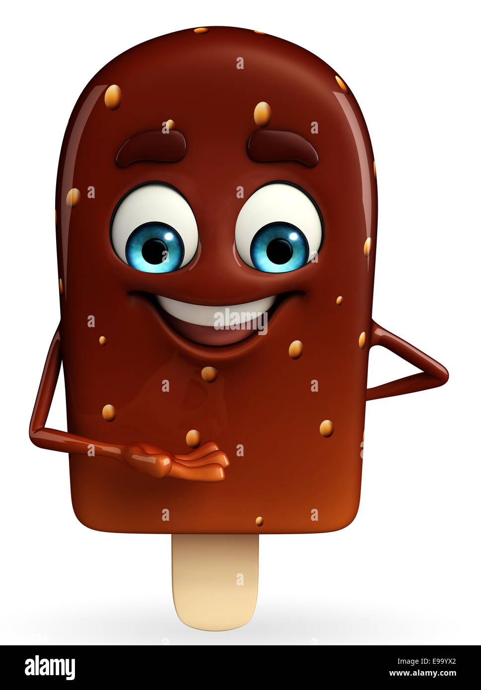 Cartoon Character of Candy is presenting Stock Photo - Alamy