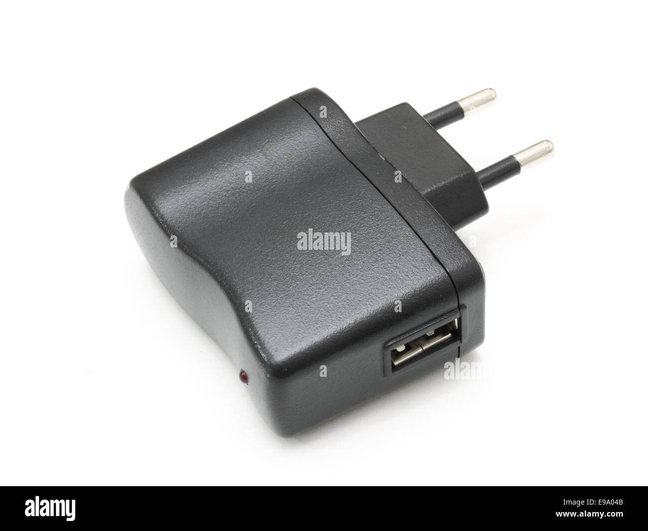 Mobile phone charger isolated on white Stock Photo - Alamy