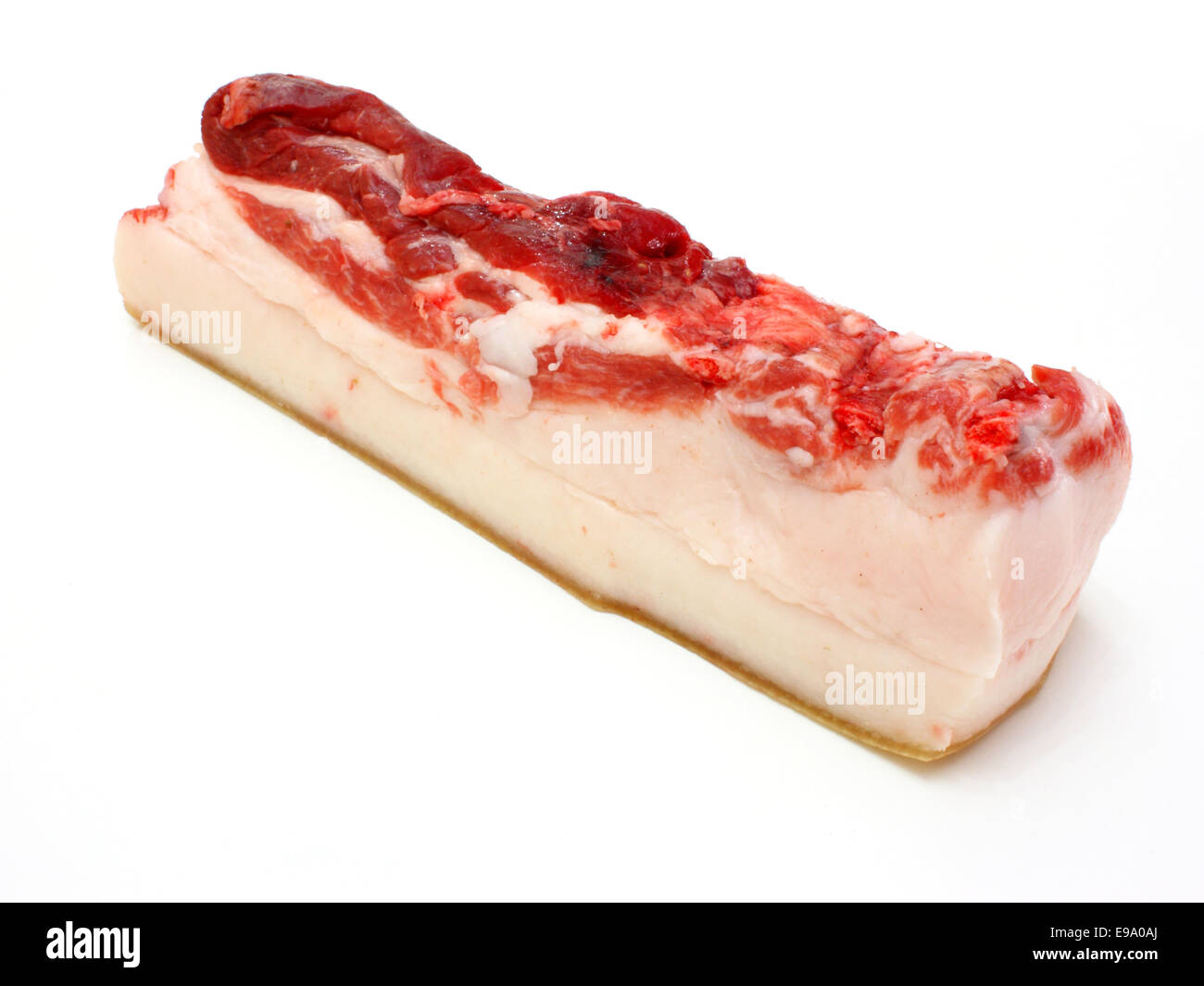 The big piece of fresh fat Stock Photo - Alamy