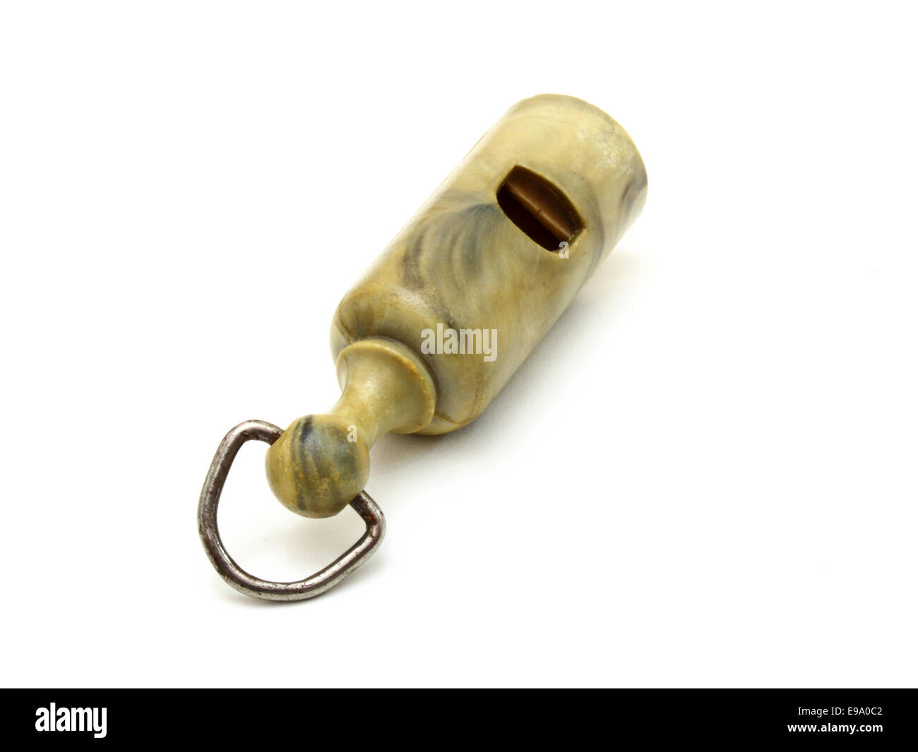 Simple plastic whistle Stock Photo - Alamy