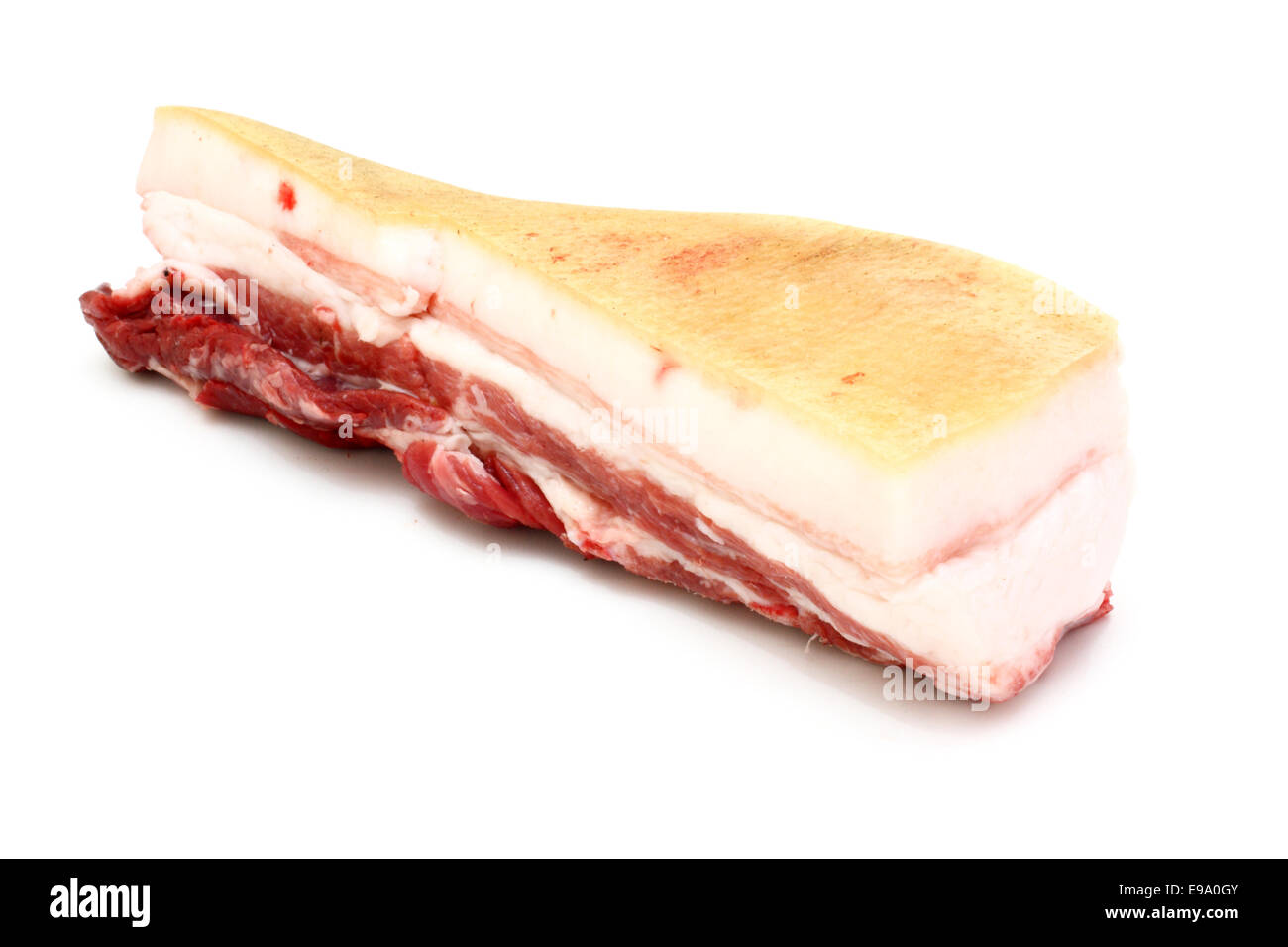 The big piece of fresh fat Stock Photo - Alamy
