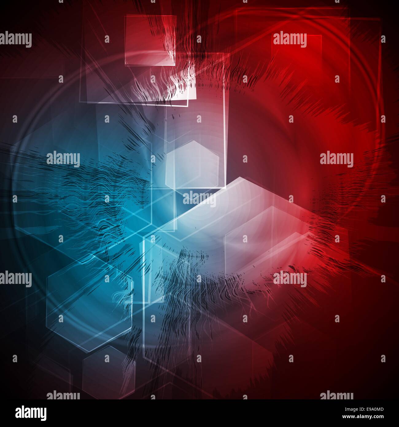 Vibrant grunge background with technical elements Stock Photo - Alamy