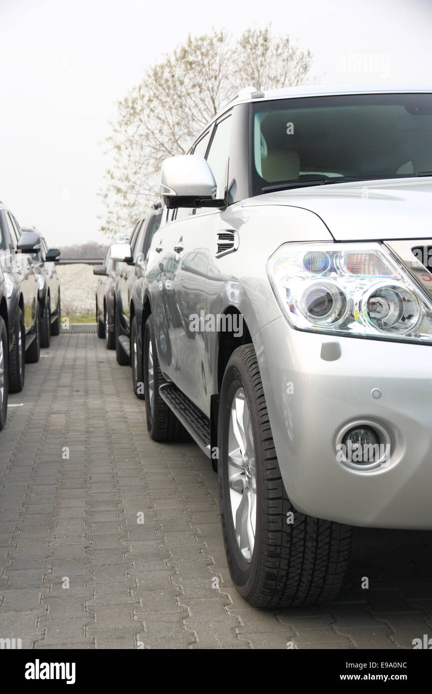 Group of cars Stock Photo - Alamy