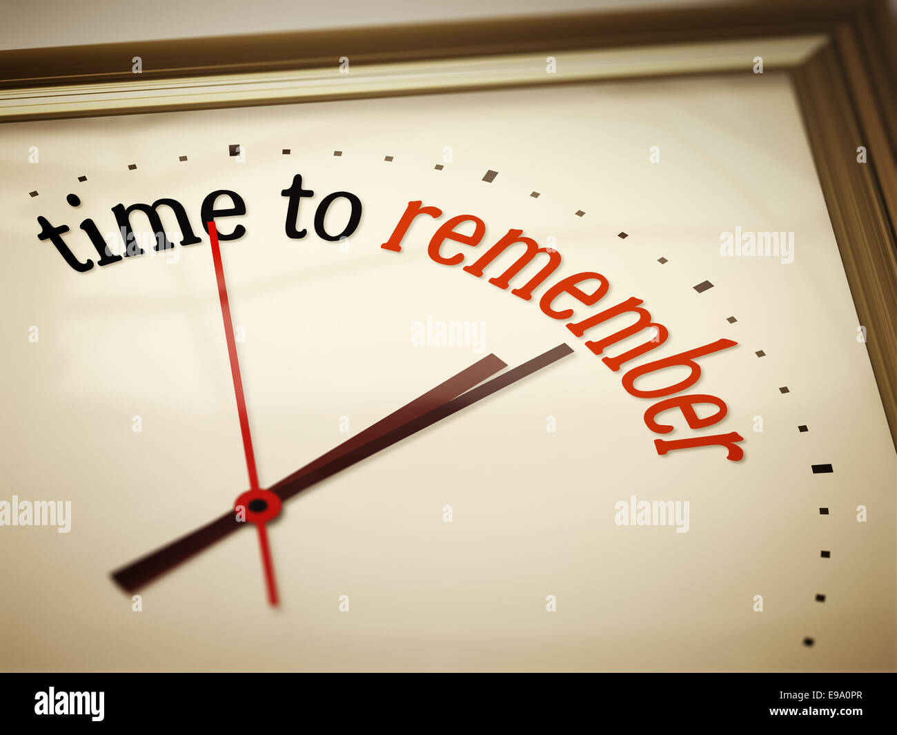 time ro remember Stock Photo - Alamy