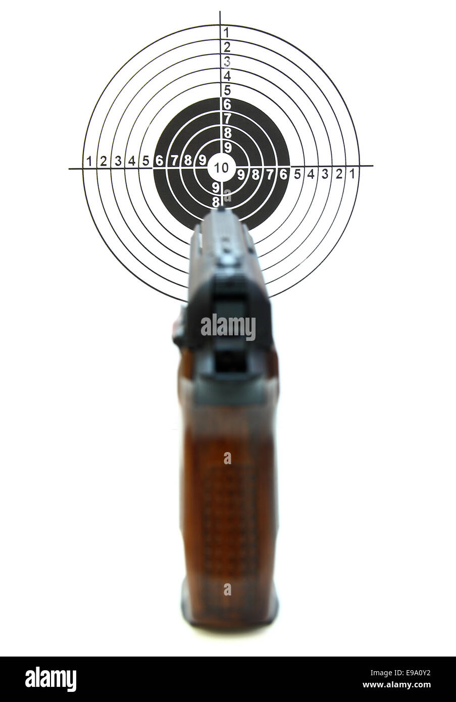 Pistol target hi-res stock photography and images - Alamy
