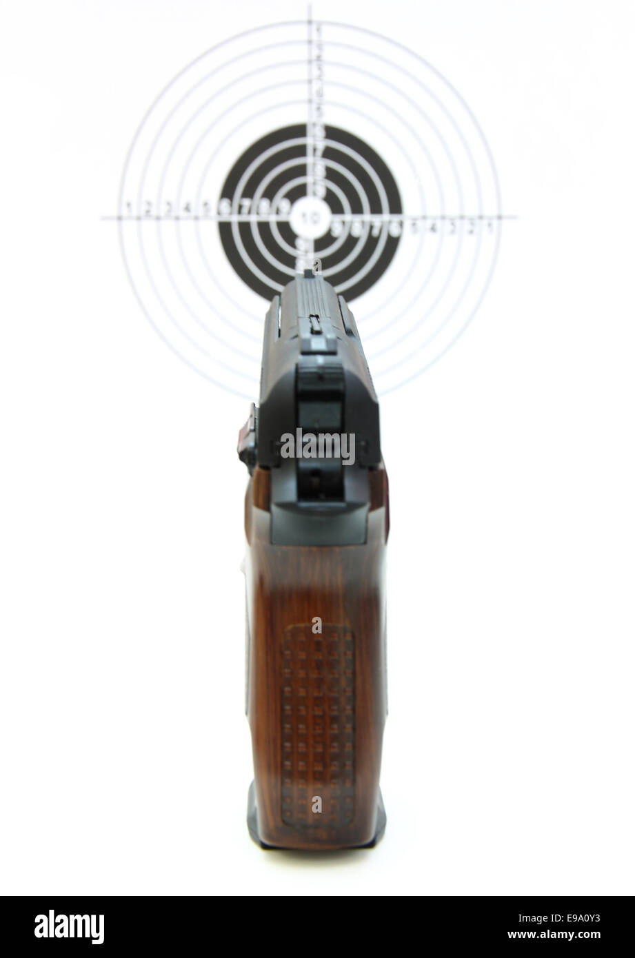 Pistol shooting target hi-res stock photography and images - Alamy
