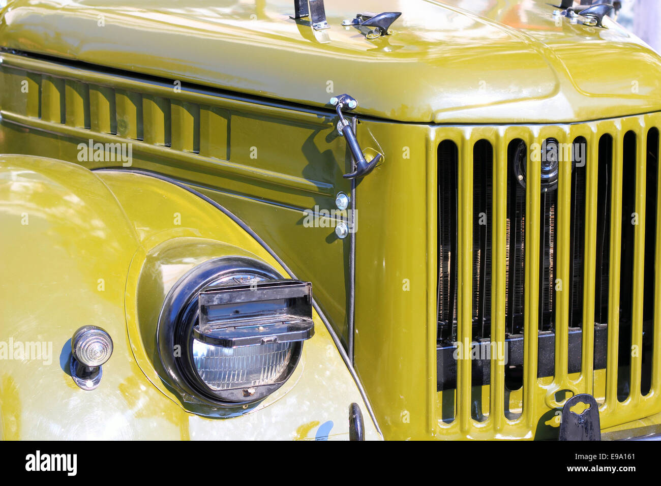 Russian old car GAZ Stock Photo - Alamy