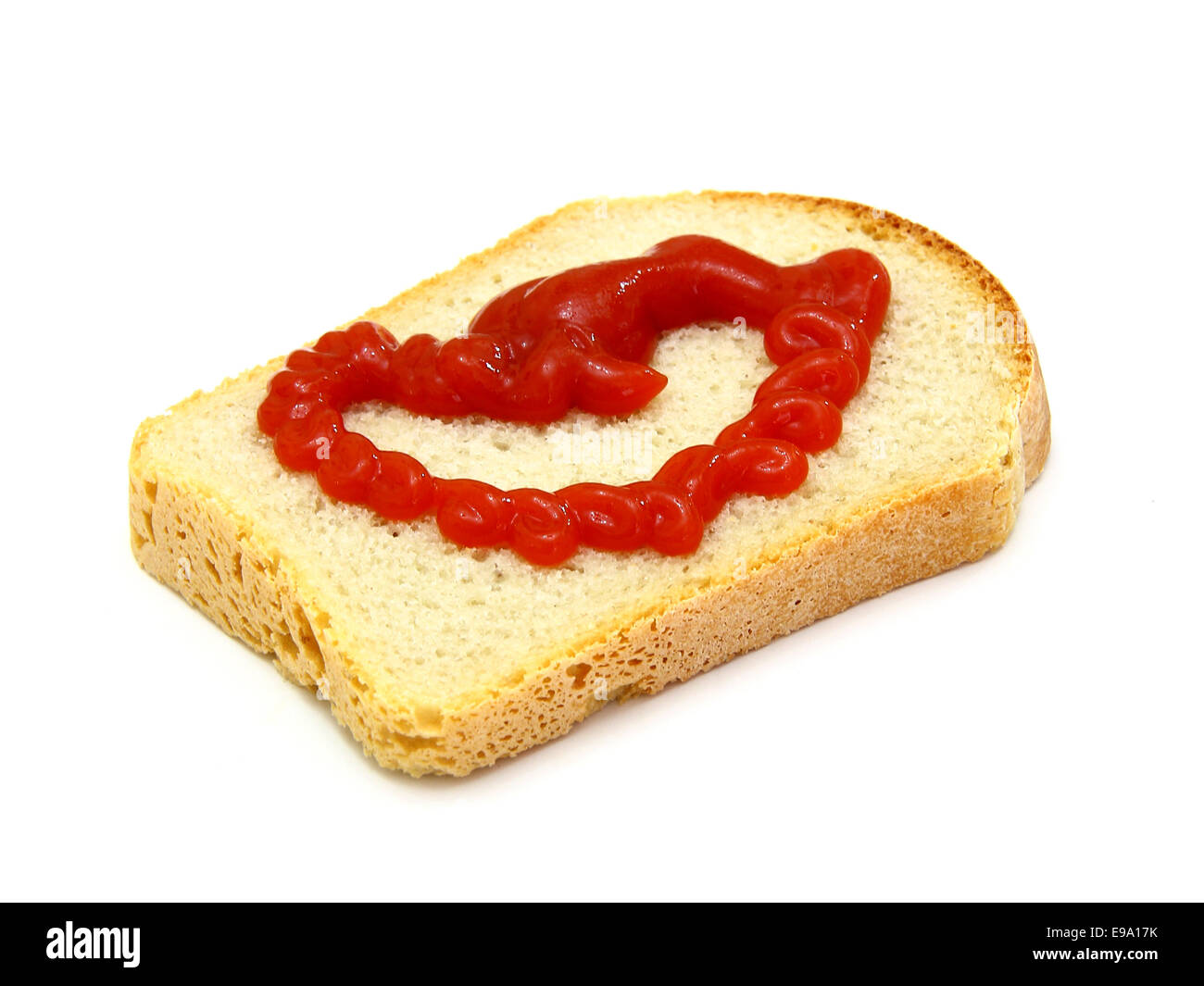 Healthy sandwich with Ketchup Stock Photo - Alamy