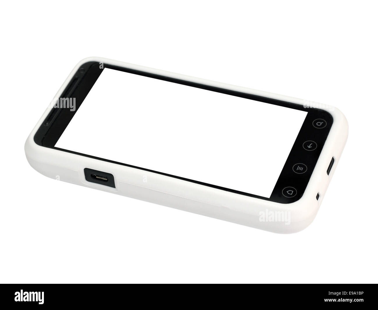 Mobile phone screen in Cut Out Stock Images & Pictures - Alamy