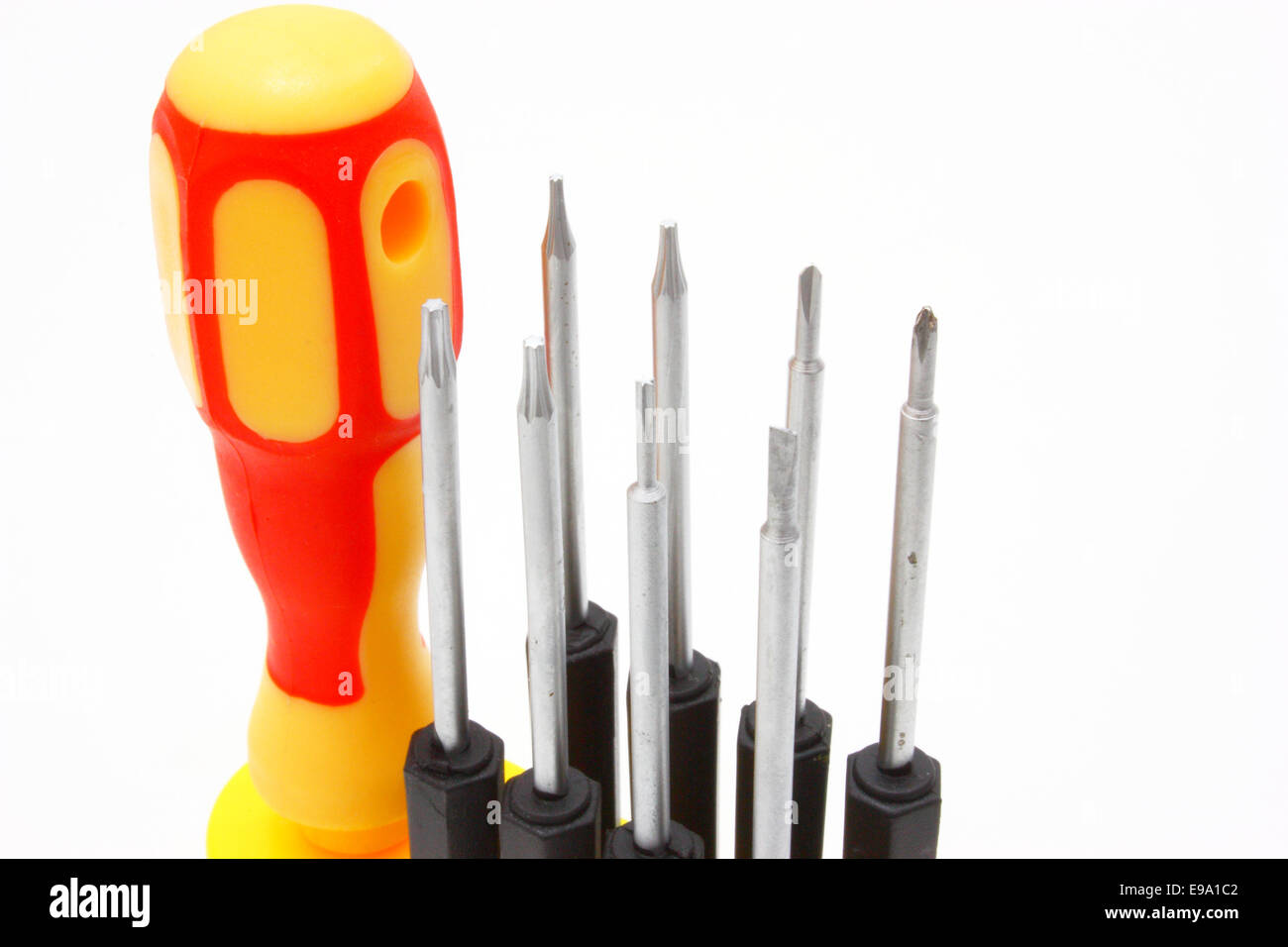 Set of screw-drivers Stock Photo - Alamy