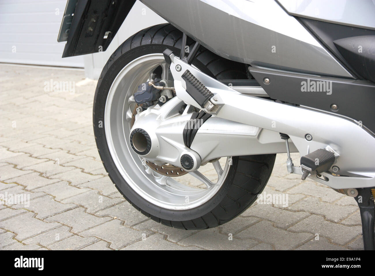 Wheel of motorcycle Stock Photo - Alamy