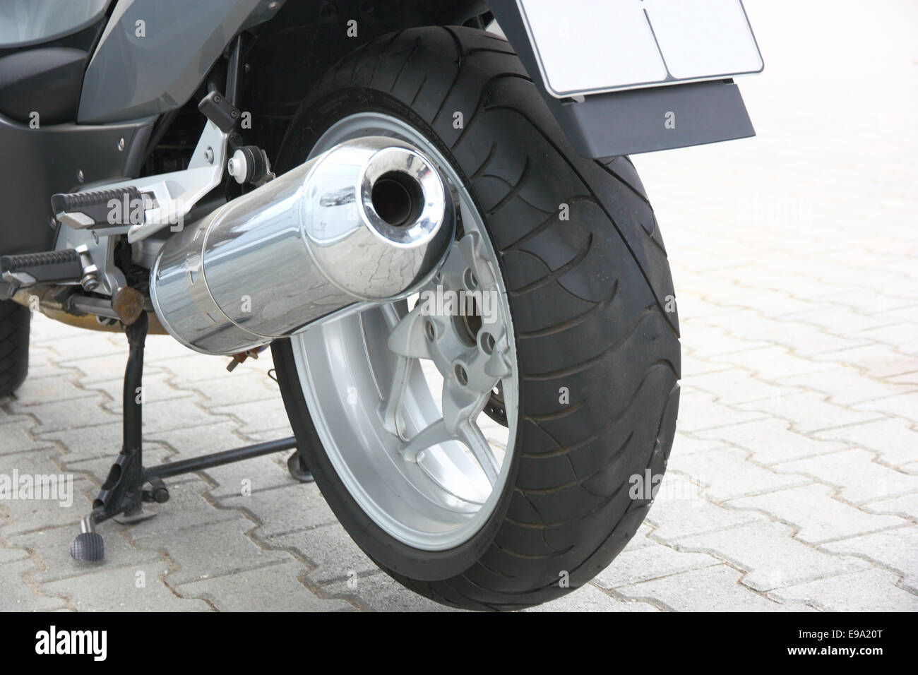 Wheel of motorcycle Stock Photo - Alamy