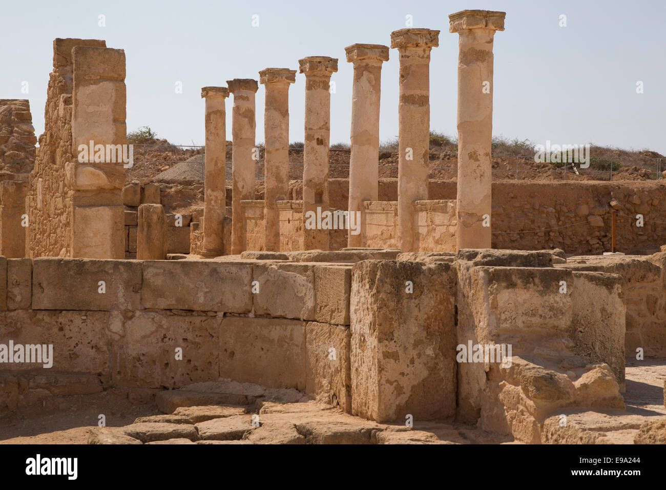 Kato Paphos Archaeological Park Cyprus Stock Photo - Alamy