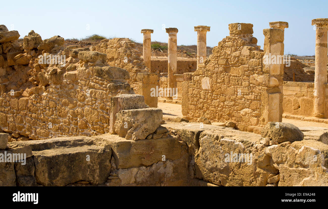 Kato Paphos Archaeological Park Cyprus Stock Photo - Alamy