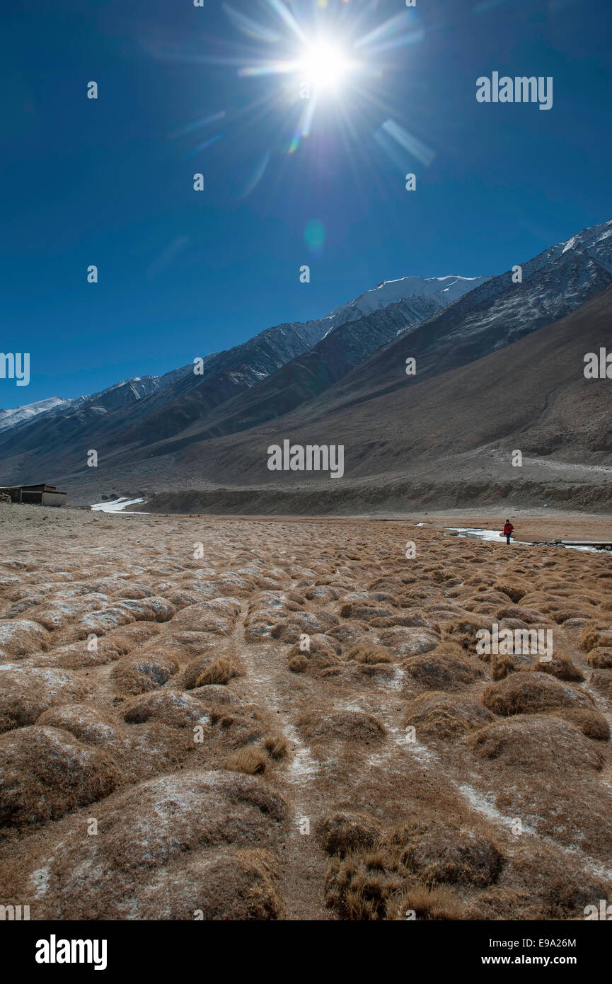Winter landscape on Changthang, Ladakh Stock Photo - Alamy
