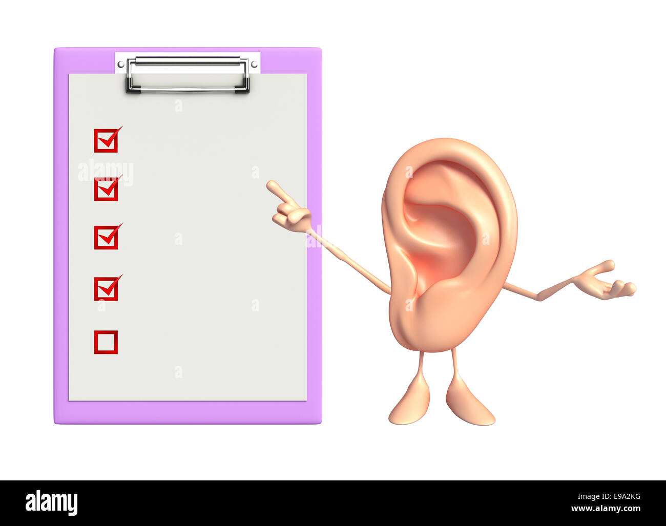 Human ear cartoon Cut Out Stock Images & Pictures - Alamy