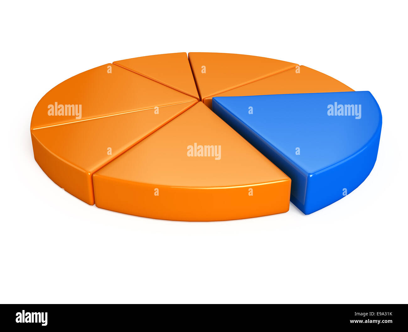 illustration of circular business graph Stock Photo - Alamy