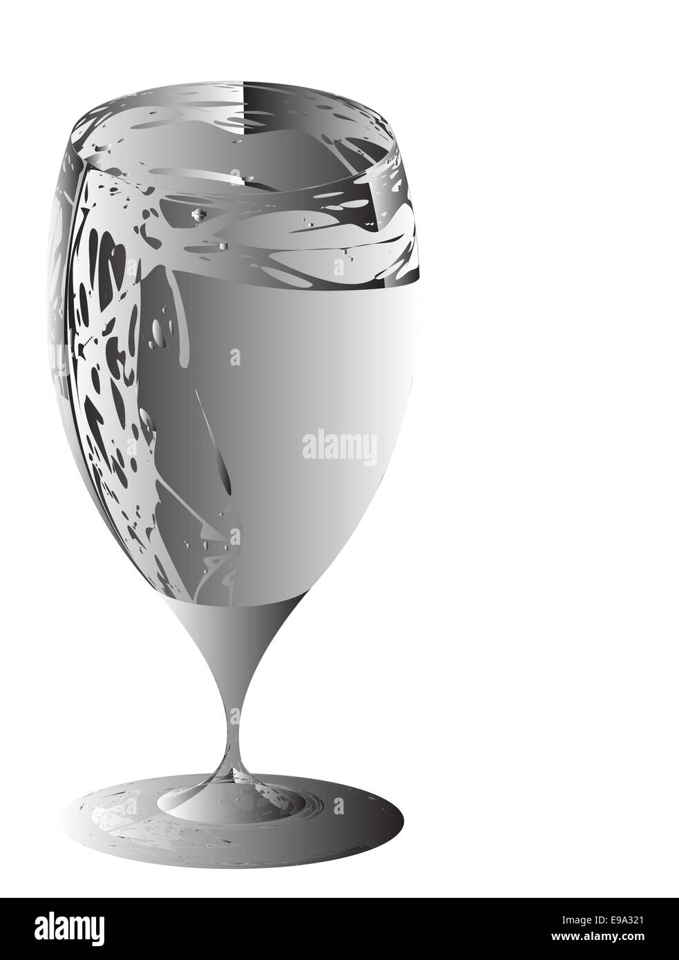 Stylized glass hi-res stock photography and images - Alamy