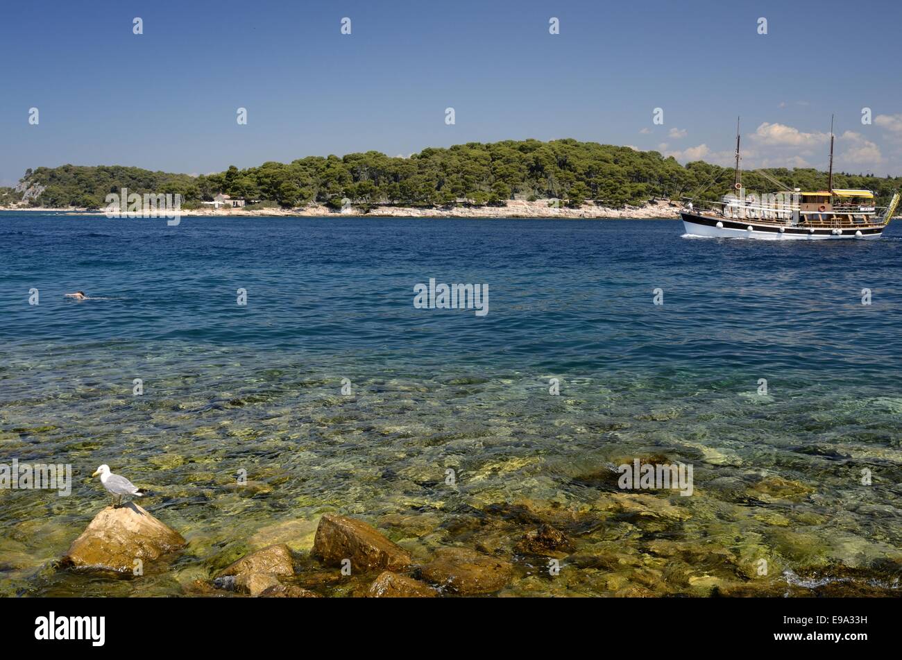 Red Island (Croatia Stock Photo - Alamy