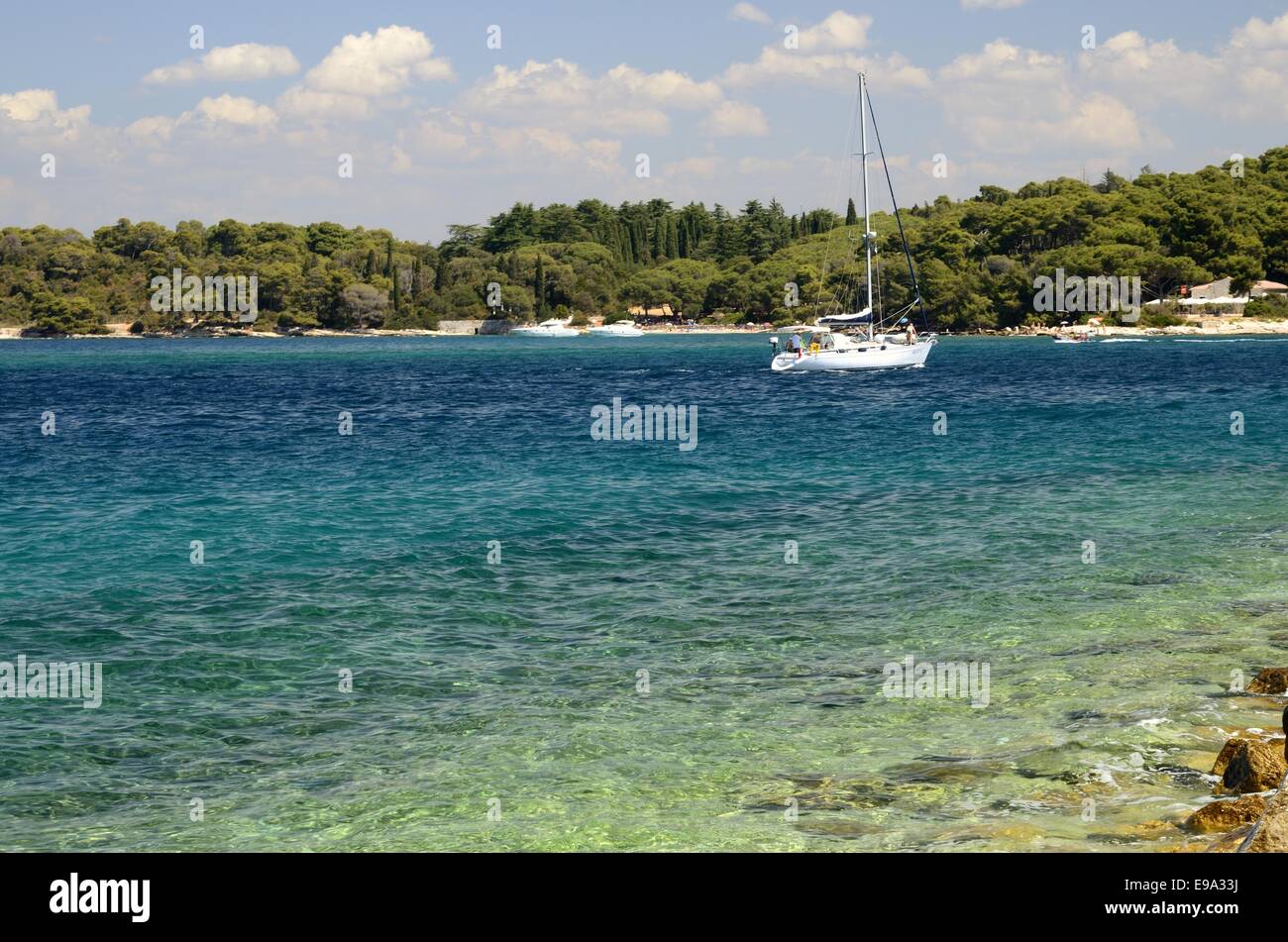Red Island (Croatia Stock Photo - Alamy
