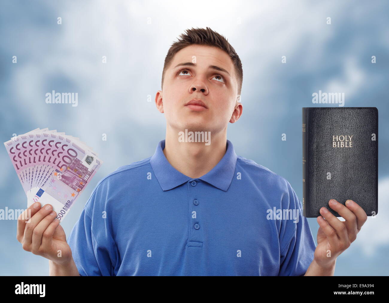 Looking at god for help hi-res stock photography and images - Alamy