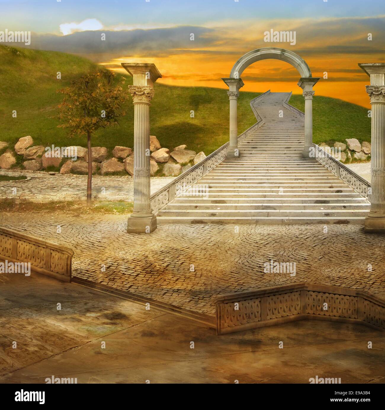 Ancient fancy exterior Stock Photo - Alamy