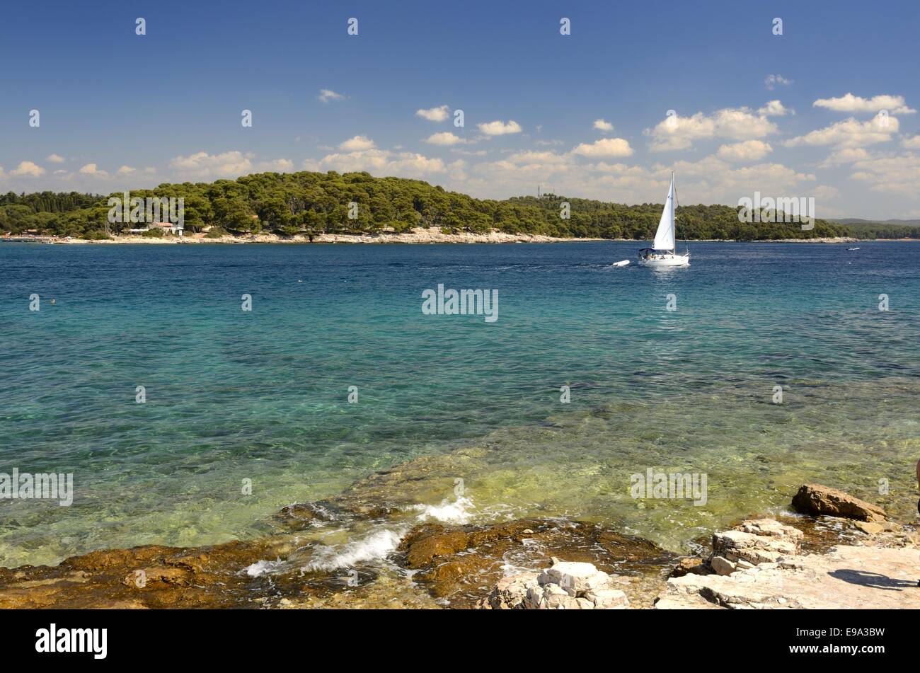 Red Island (Croatia Stock Photo - Alamy