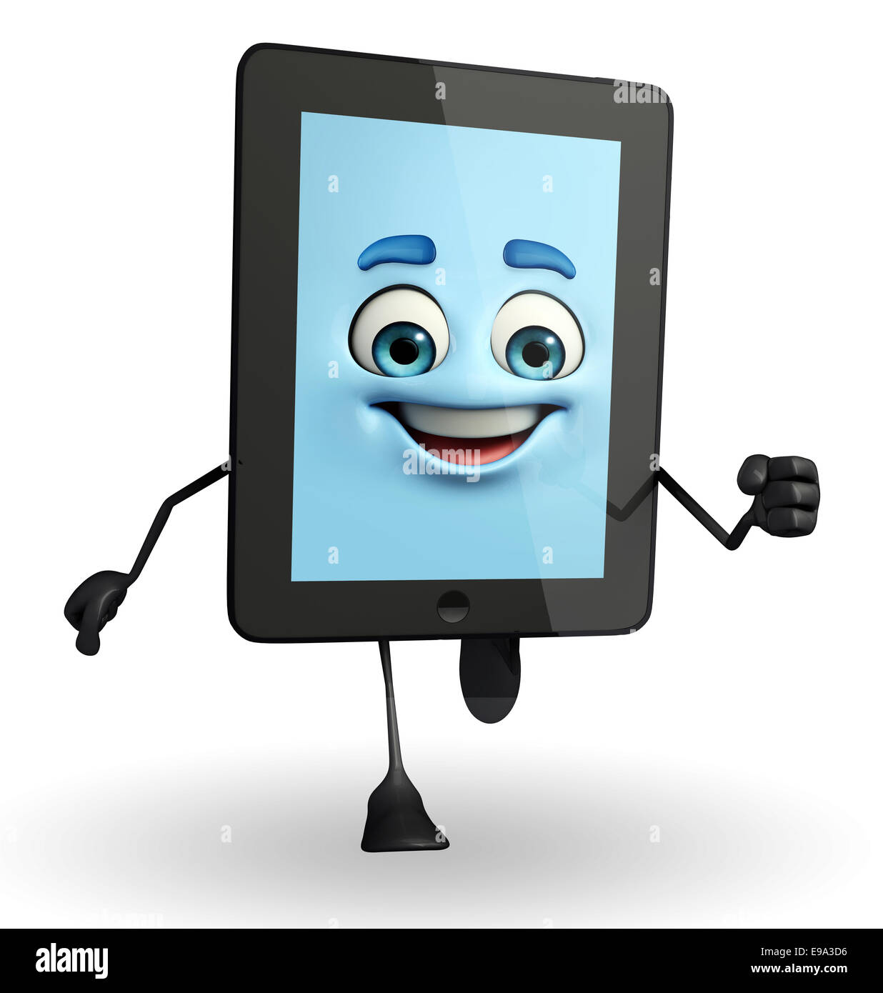 Running computer cartoon character hi-res stock photography and images ...