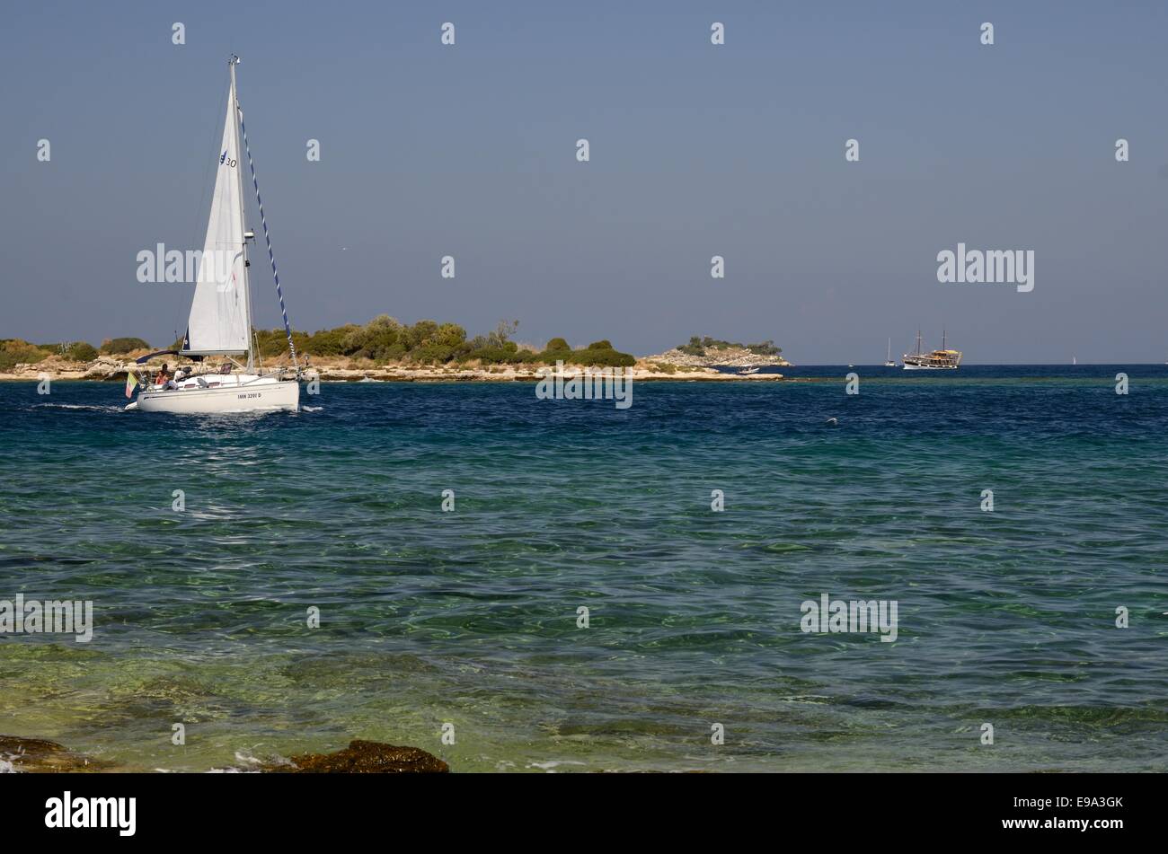 Red Island (Croatia Stock Photo - Alamy