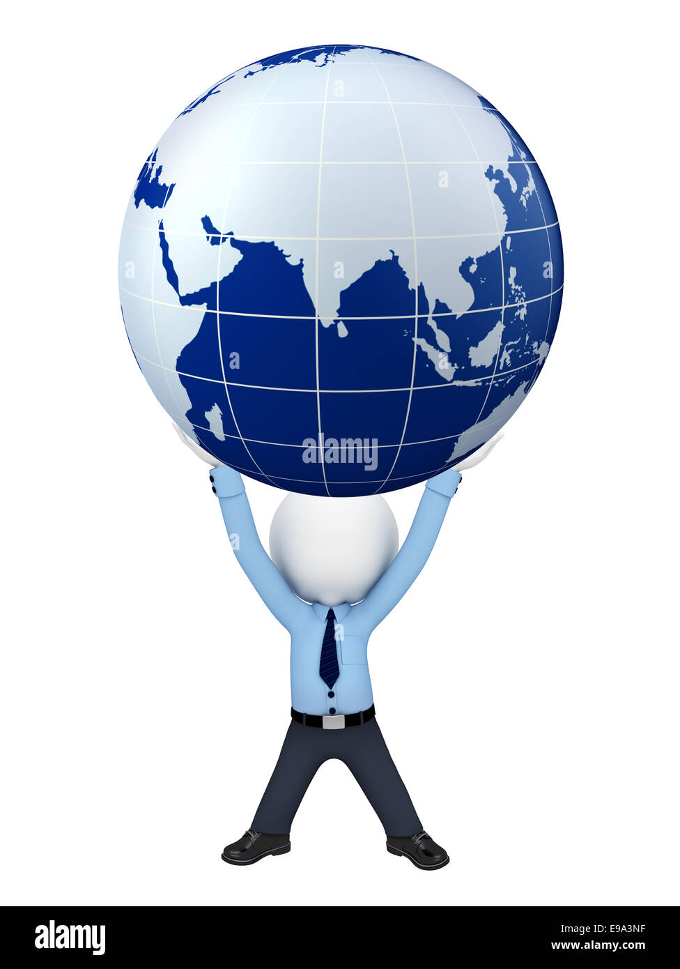 Man globe Cut Out Stock Images & Pictures - Alamy