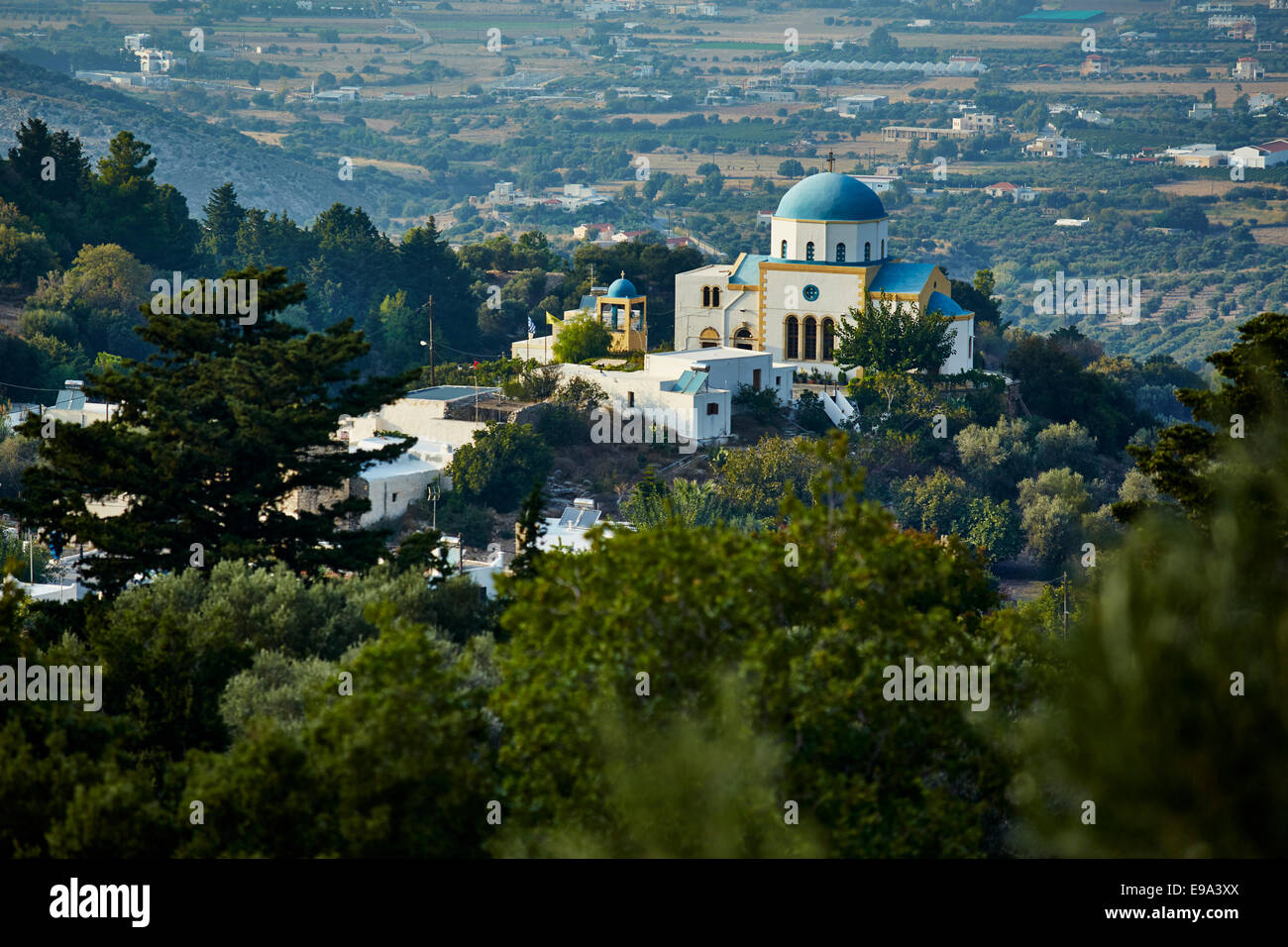 Traditional church, Zia, Kos island, Greece Stock Photo - Alamy