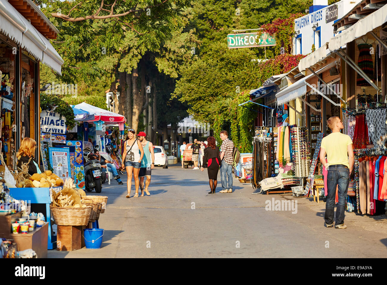 Zia village, Kos, Greek Island Stock Photo - Alamy
