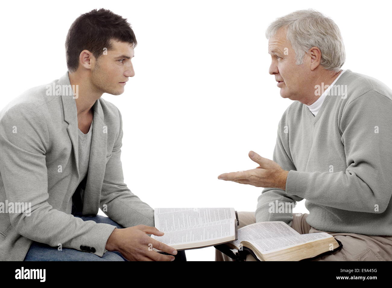 Discussing the truth Stock Photo - Alamy