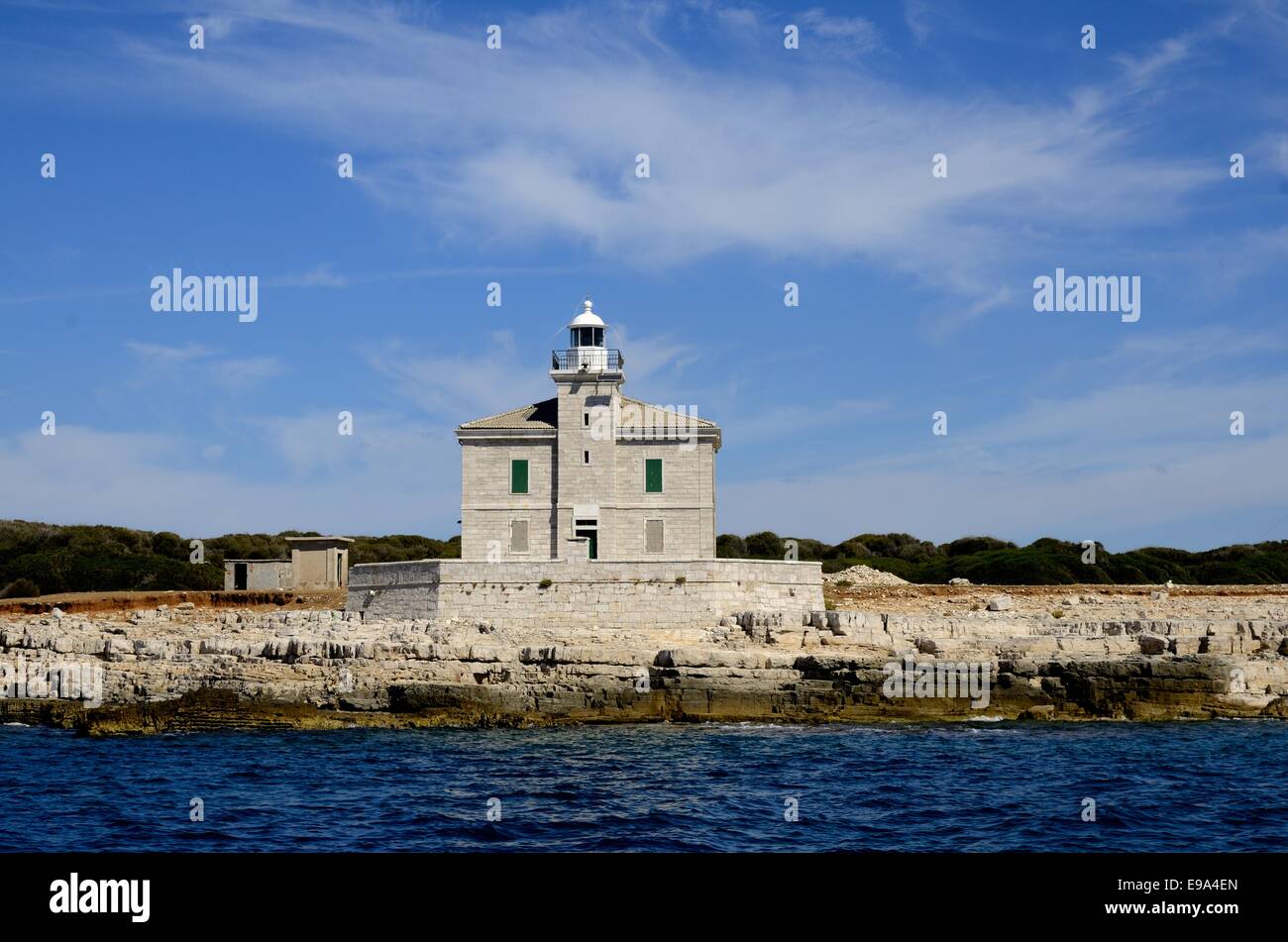 Stone Lighthouse (Brijuni Stock Photo - Alamy