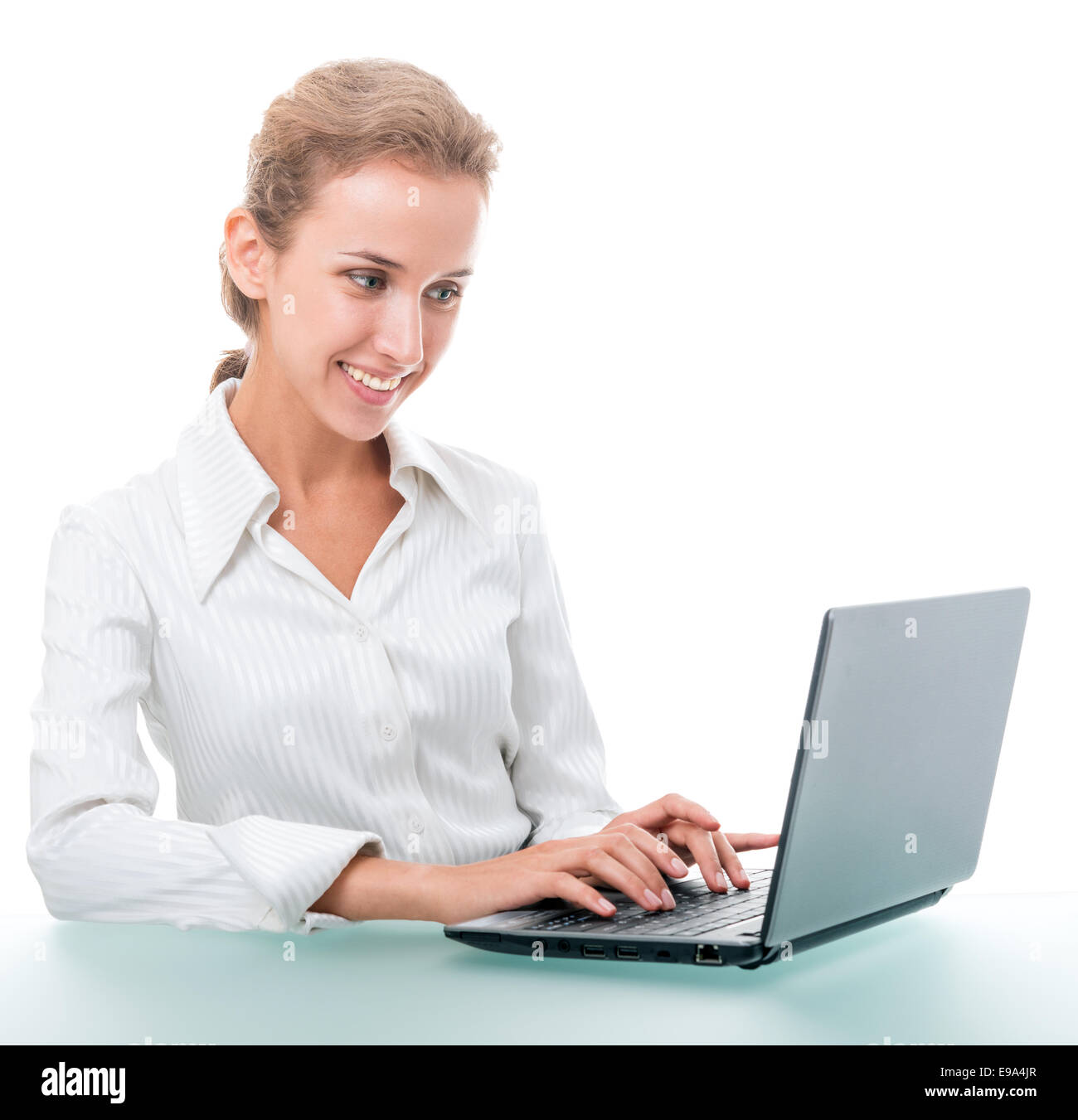 friendly administrative assistant Stock Photo - Alamy