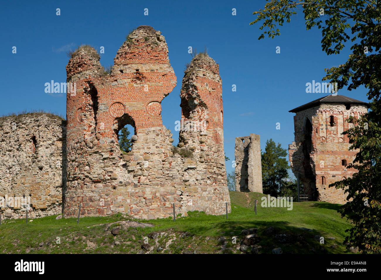 Vana-Vastselina castle, Estonia Stock Photo - Alamy