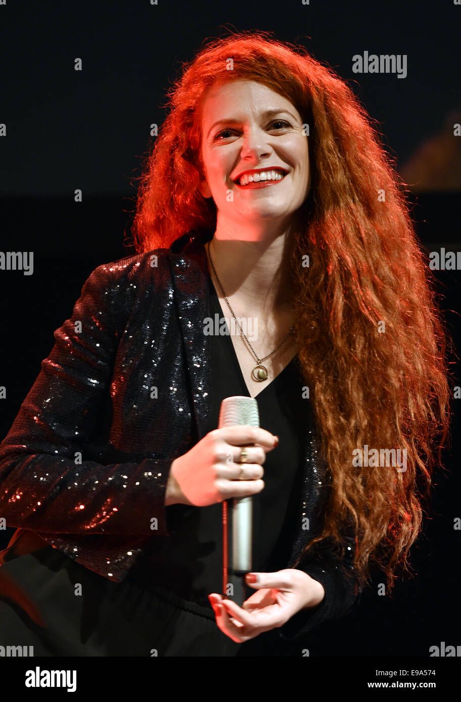 Berlin, Germany. 22nd Oct, 2014. Israeli Jazz-pop music singer Ofri ...