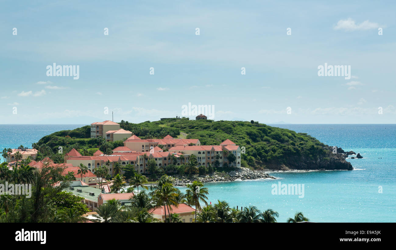Timeshare apartment hotel in St Martin Stock Photo - Alamy