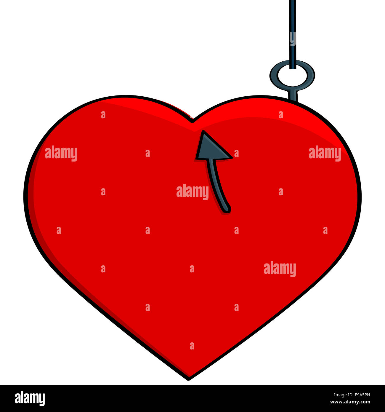 Hooked heart hi-res stock photography and images - Alamy