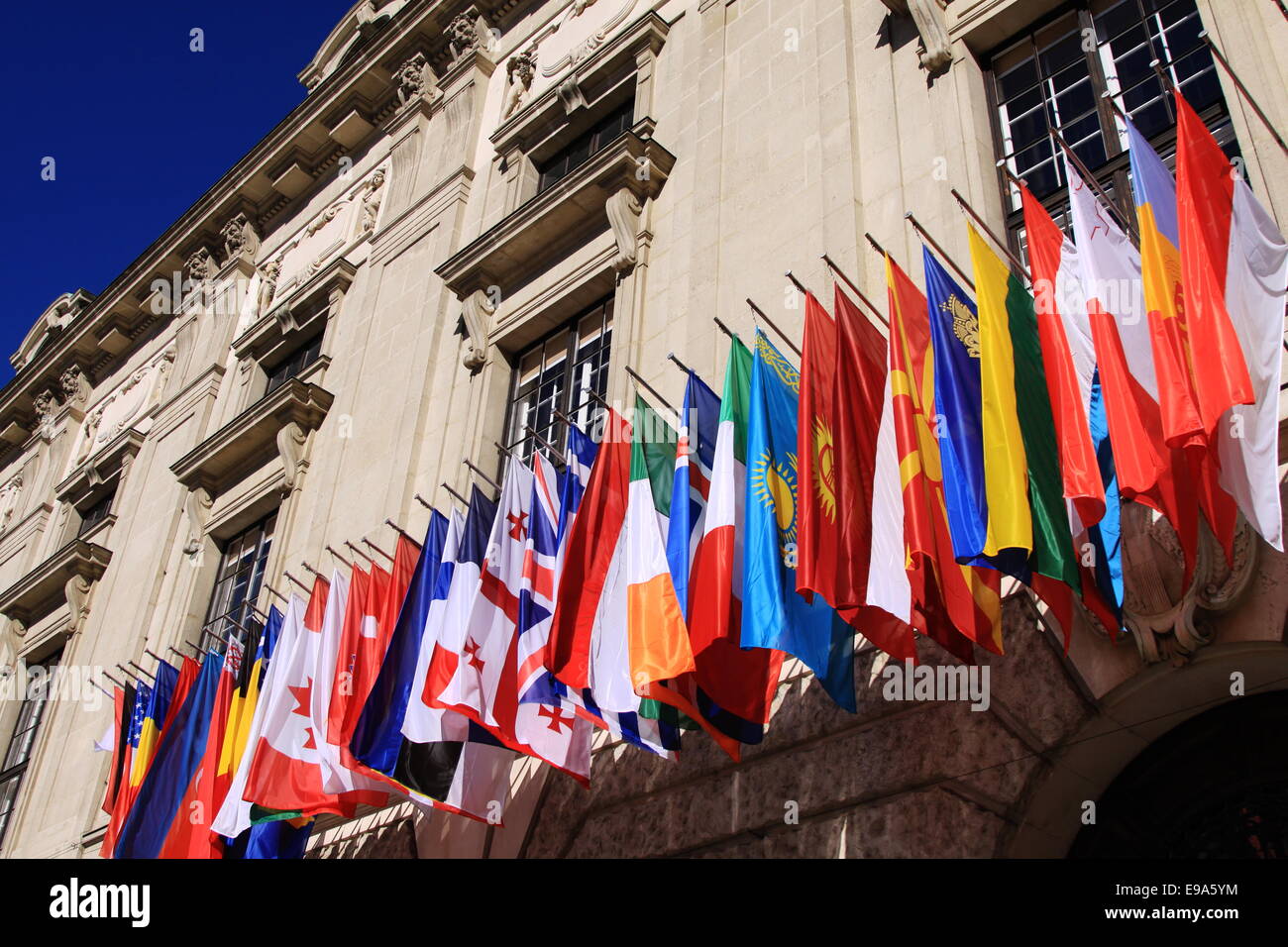 Flag parade hi-res stock photography and images - Alamy
