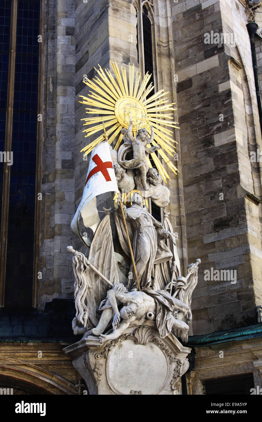 Statue at St.Stephan Stock Photo - Alamy
