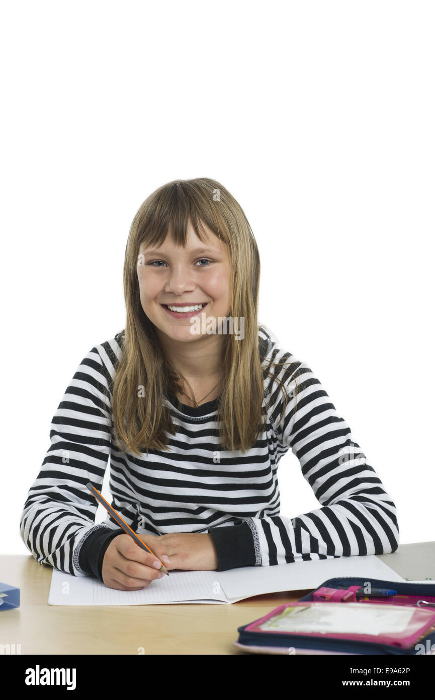 Student at your desk Stock Photo - Alamy